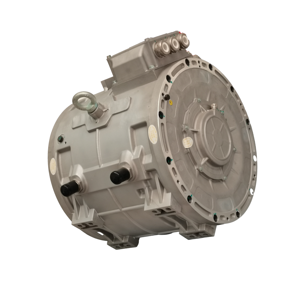 Heavy-Duty Flange-Mount PMSM Motor 120KW for Electric Coaches Terminal ...