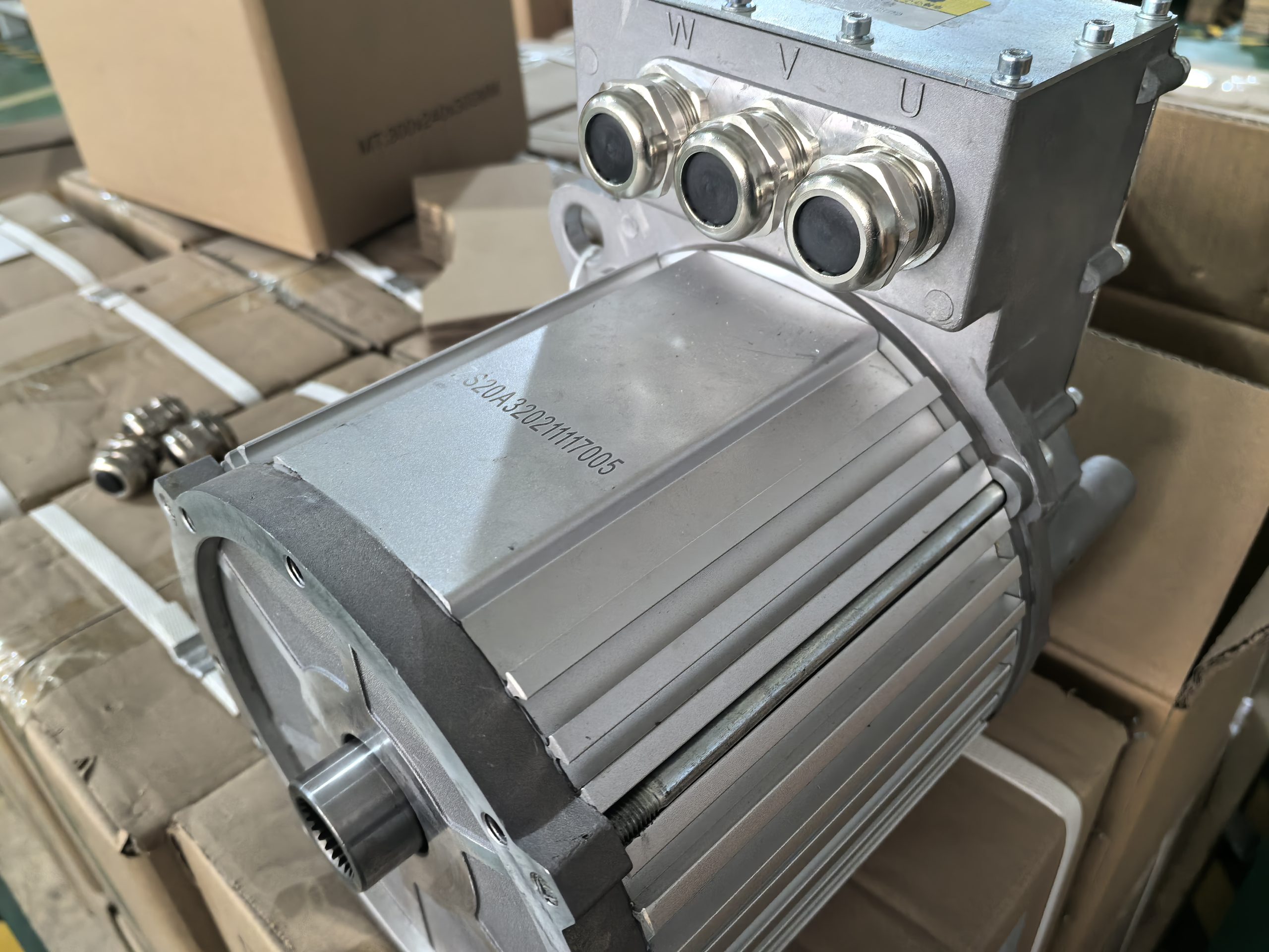 7.5KW 48V PMSM air cool vehicle conversion motor and controller kit ...