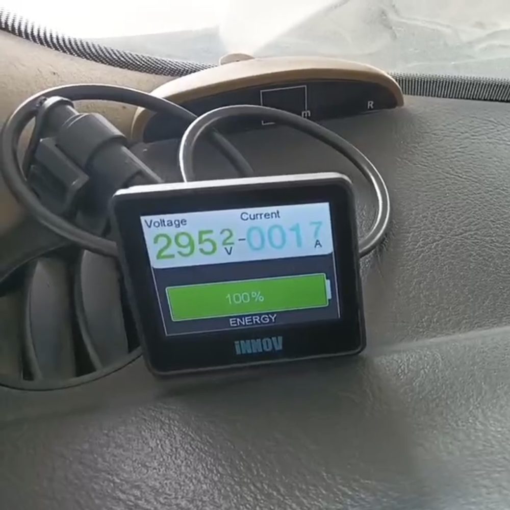 ECO Battery Monitor Voltmeter Ammeter | Digital Instrument Cluster for ...