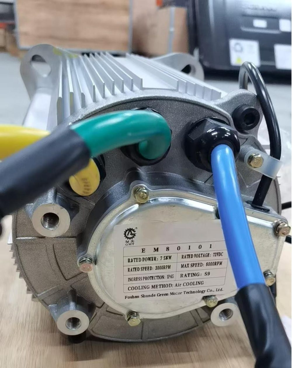7.5KW 72V PMSM air cool vehicle conversion motor - CMVTE EV Conversion ...