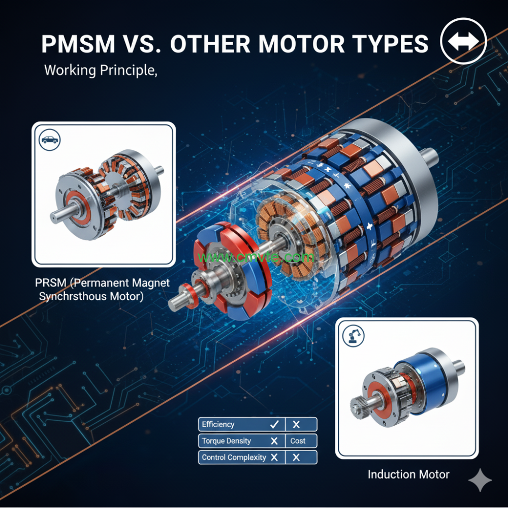 PMSM Motor: Working Principle, Features & Applications - CMVTE